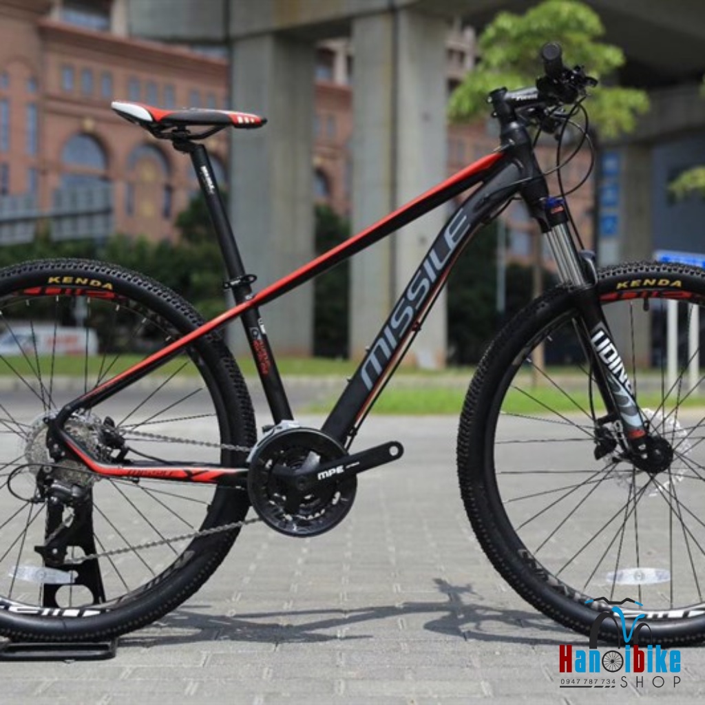 Xe đạp MTB Missile Rambo màu Đen đỏ | Shopee Việt Nam
