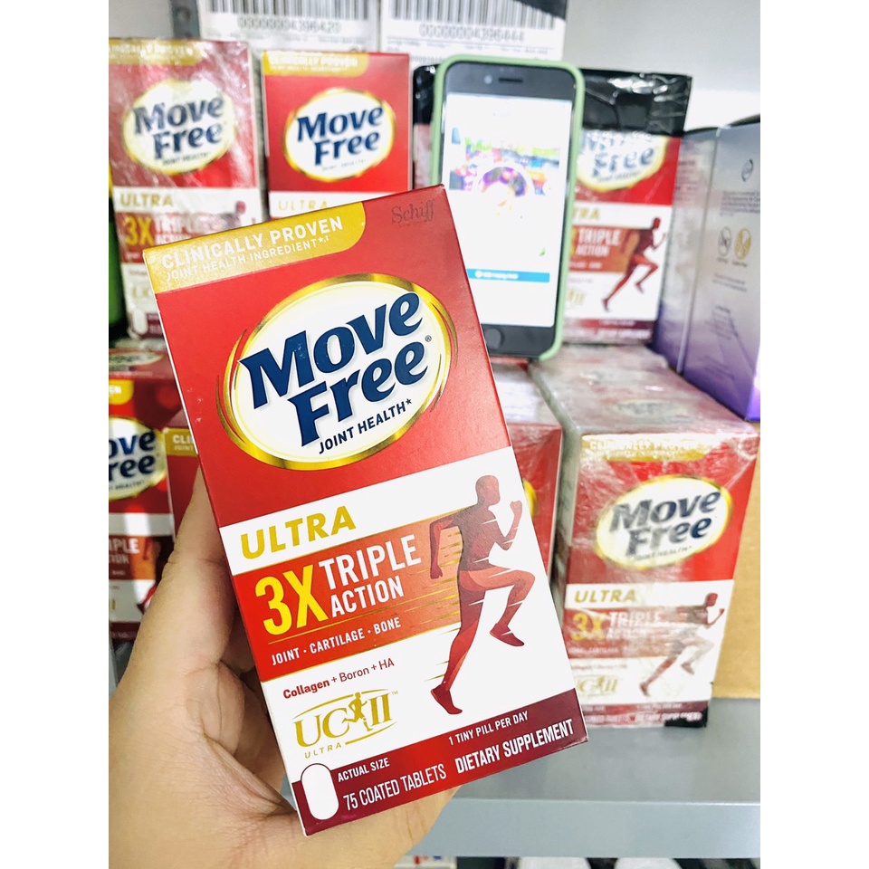 [SẴN SHIP NHANH] Viên uống bổ khớp Schiff Move Free Ultra Triple Action 75 viên của Mỹ | Shopee ...
