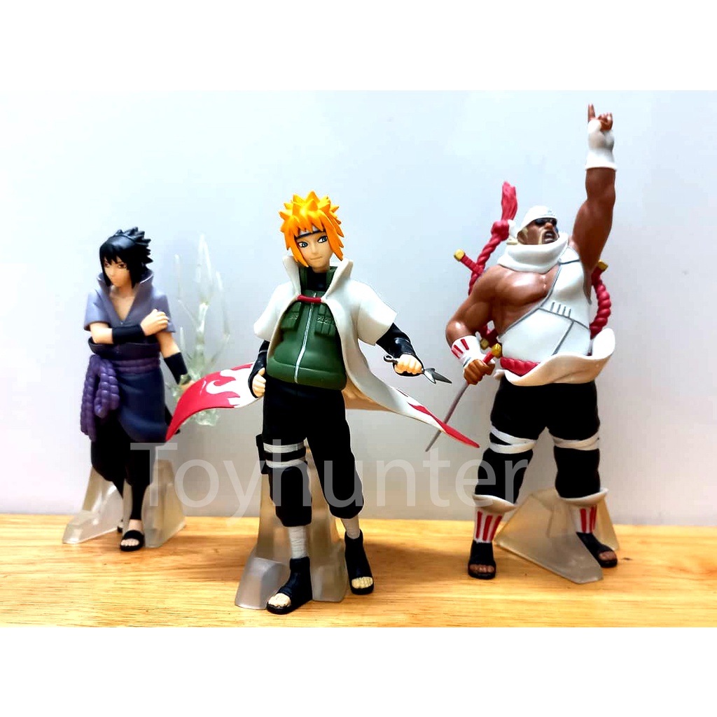 Mô Hình Chính Hãng Naruto Shippuden Minato(4), Sasuke & Bee | Shopee ...