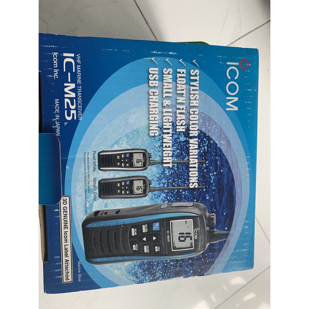 Bộ đàm VHF ICOM IC-M25 | Shopee Việt Nam