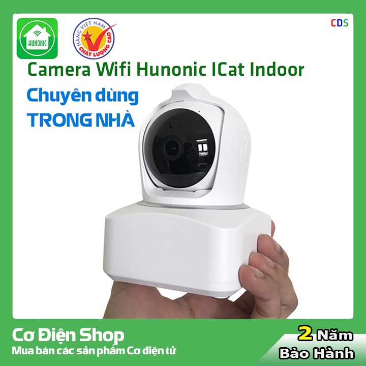Camera IP Wifi trong nhà - Hunonic ICat Indoor - Cơ Điện Shop | Shopee Việt Nam