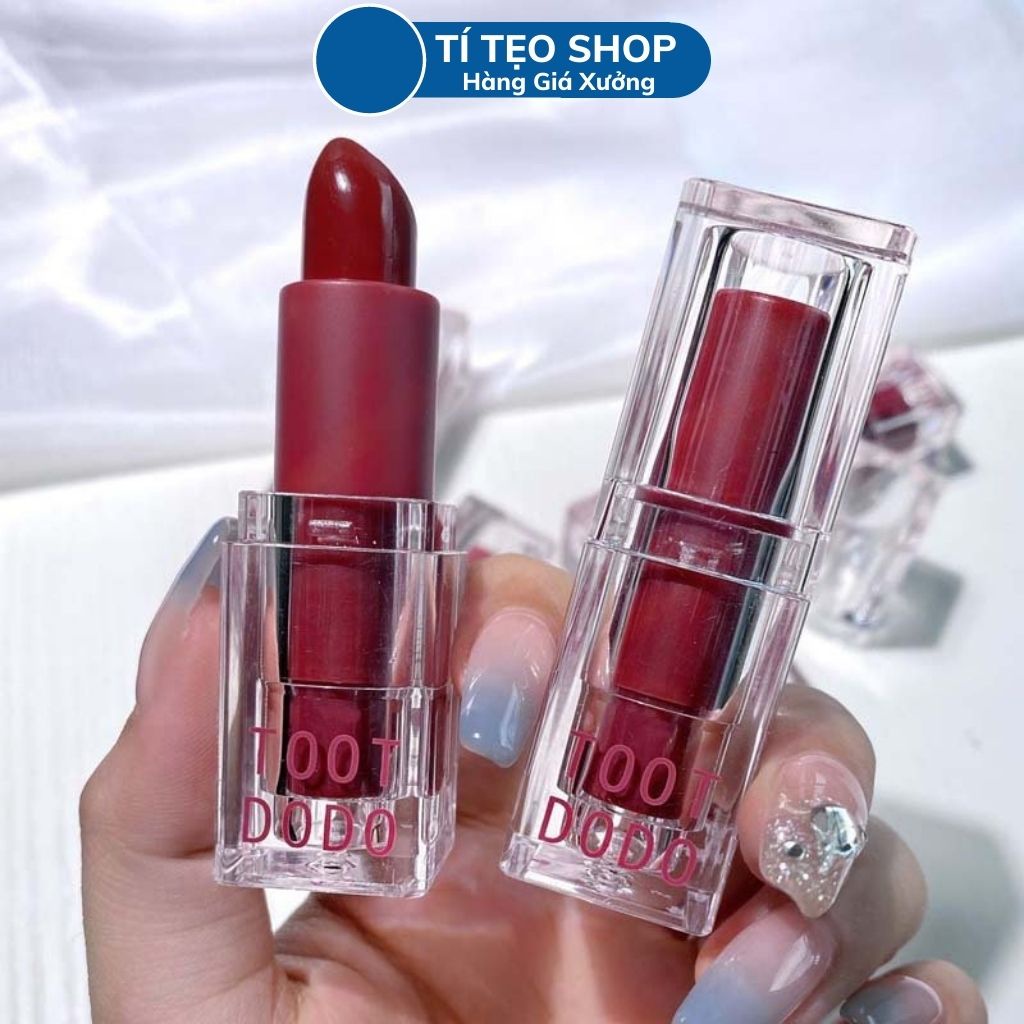 Son Thỏi Nhung TOOT DODO Mềm Mịn Vỏ Vuông Trong Suốt | Shopee Việt Nam