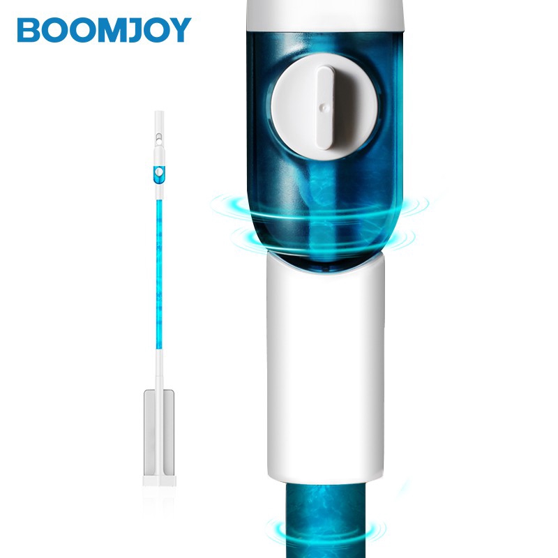 Cây lau nhà xịt nước đầu phẳng BOOMJOY P17 kèm 2 đệm vi sợi thay thế ...