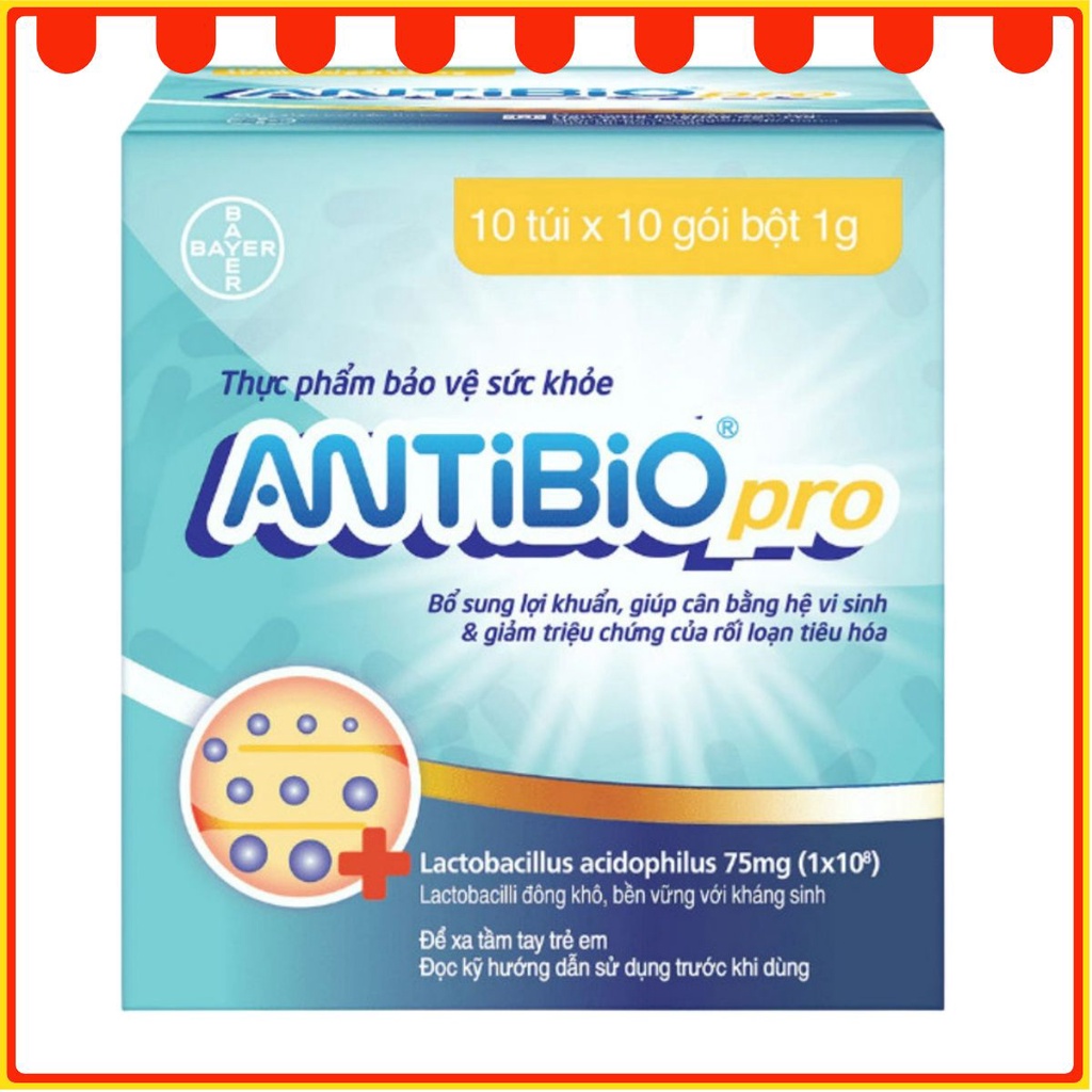 [ Chính Hãng ] Combo 10 gói Antibio Pro, men vi sinh, bổ sung lợi khuẩn hàn quốc ( men tiêu hóa ...
