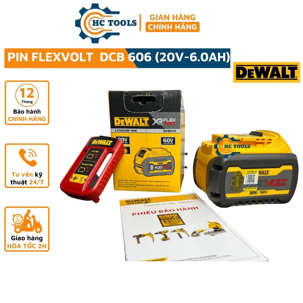 Pin Flexvolt 20V/60V Dewalt DCB606 chính hãng - Bảo hành 12 tháng ...