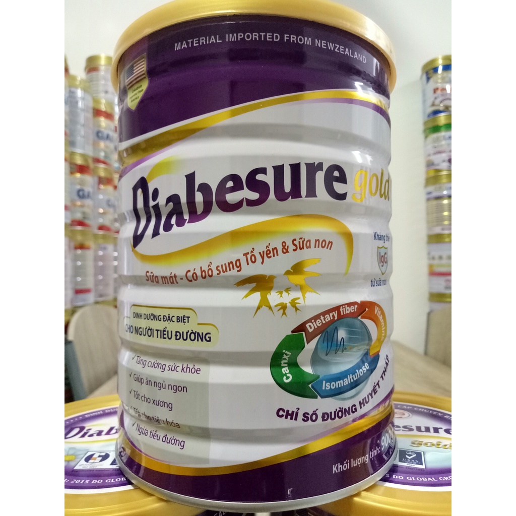 Sữa Diabesure gold cho người tiểu đường loại 900g (hạn dùng 2026 ...