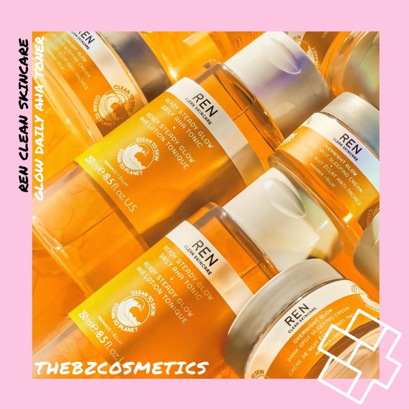Toner REN Ready Steady Glow AHA Tonic (100ml) làm sáng, cân bằng và ...