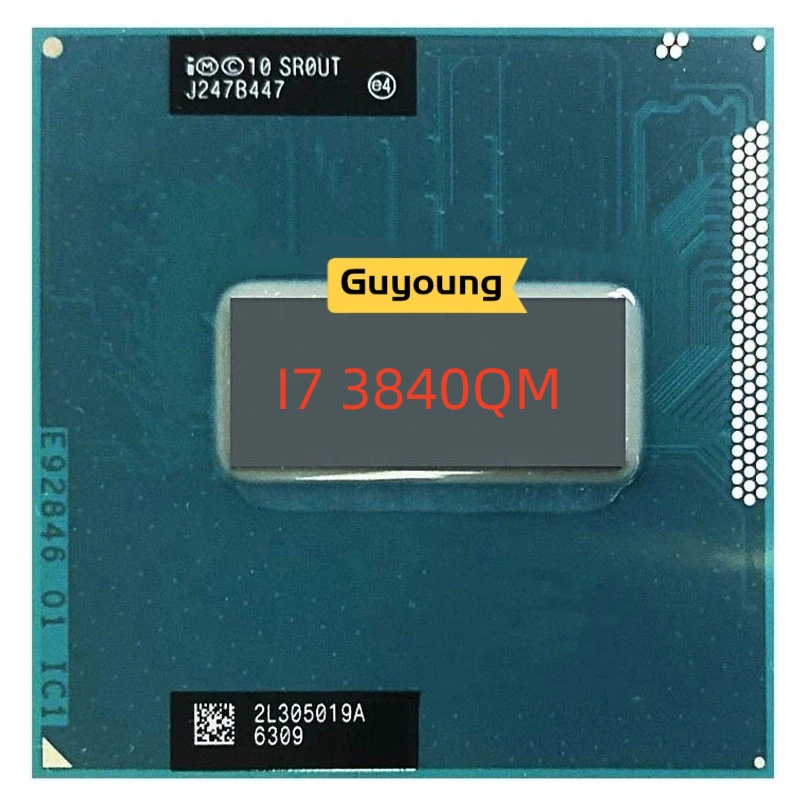 Core i7-3840QM i7 3840QM SR0UT Bộ xử lý CPU tám lõi tứ 2,8 GHz Ổ cắm 8M ...