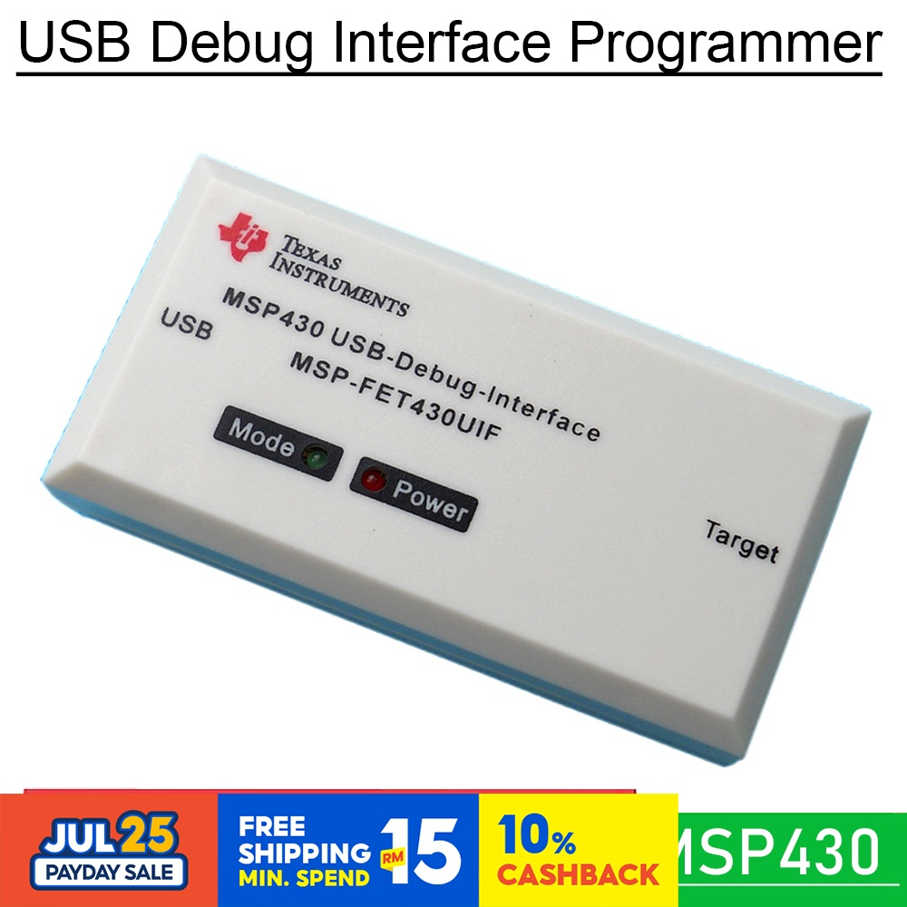 Trình giả lập USB MSP430 MSP-FET430UIF Trình lập trình giao diện gỡ lỗi USB JTAG / BSL / SBW IAR ...