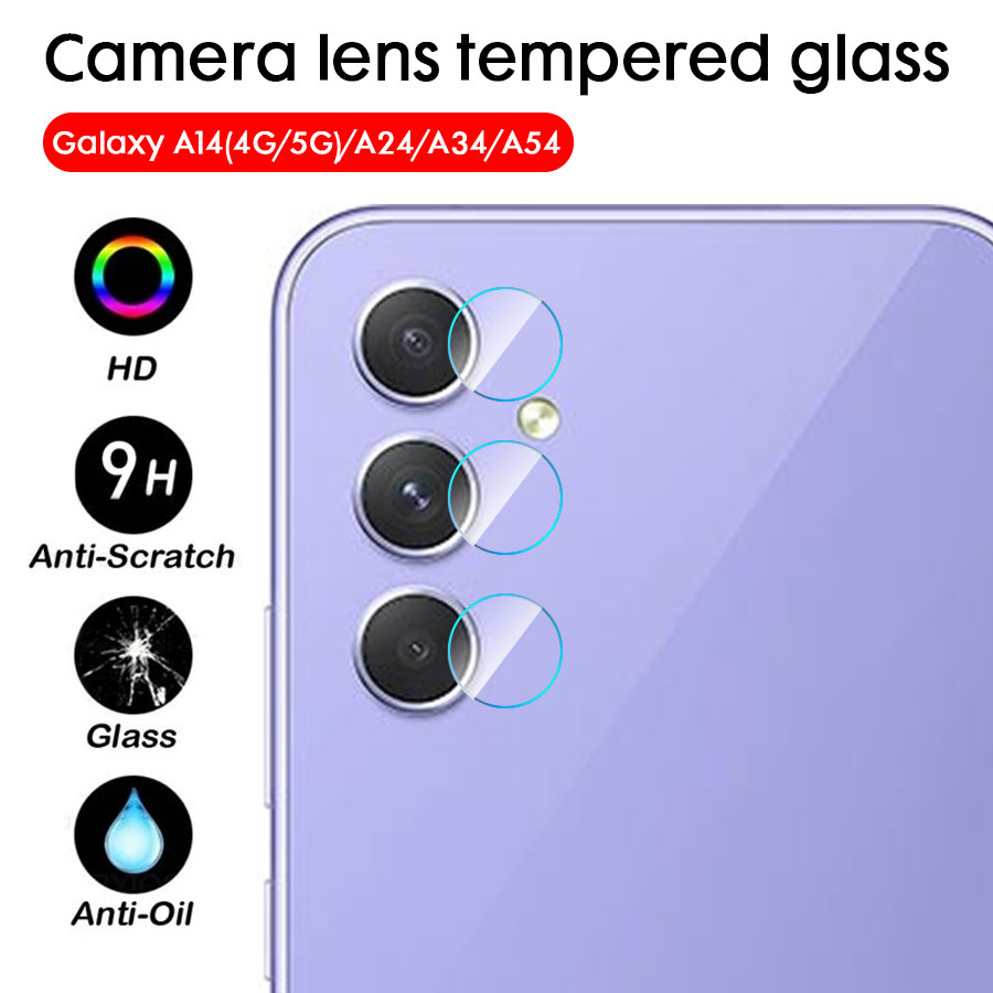 Kính cường lực bảo vệ camera sau cho Samsung Galaxy A14 A24 A34 A54 A13 A23 A33 A53 A73 A05 A05S ...