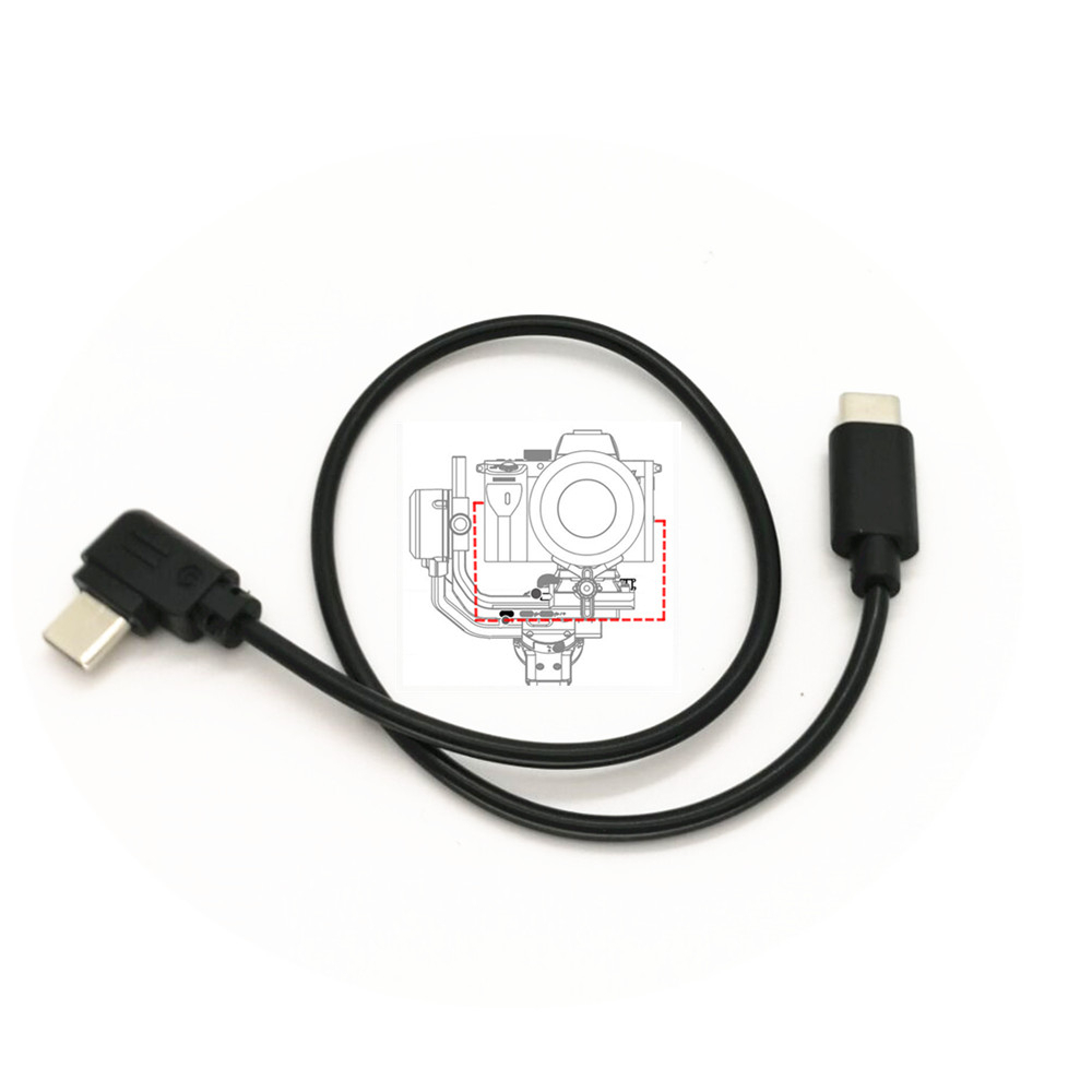 Cáp điều khiển đa Camera USB-C sang Type-C USB dưới dạng R cho DJI RS3 ...
