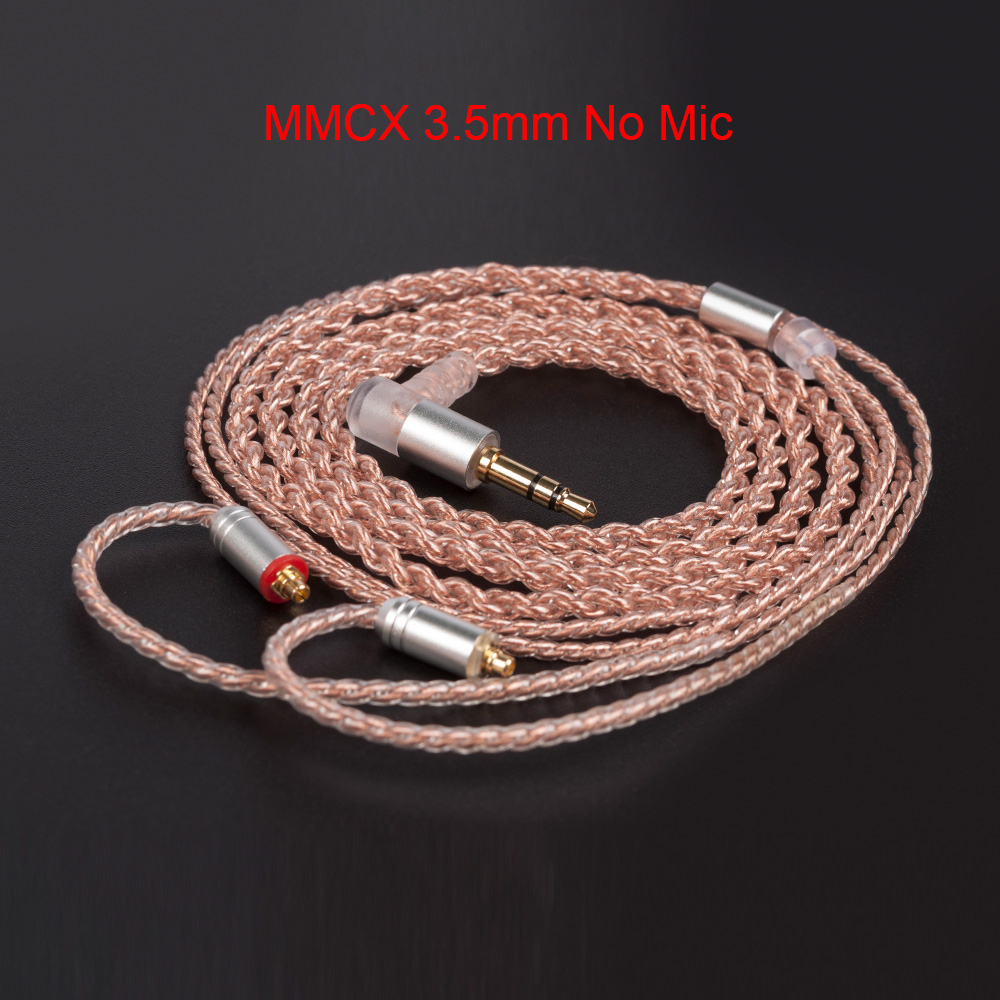 Cáp nâng cấp tai nghe FAAEAL KBEAR 4N 4 lõi đồng HiFi thay thế dây có đầu nối MMCX/2Pin/QDC/TFZ ...