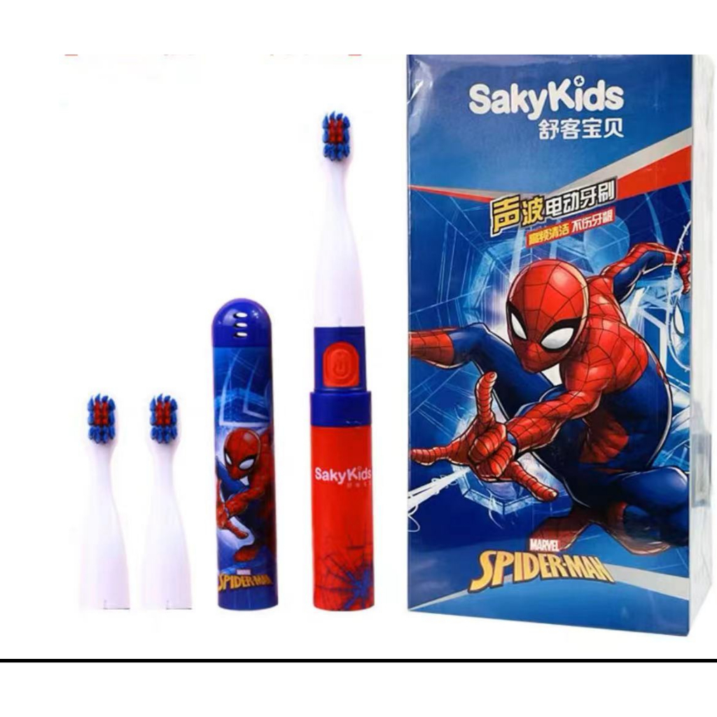 Bàn Chải Đánh Răng Điện MINISO Colgate Marvel Spiderman Sophia 2-12 ...