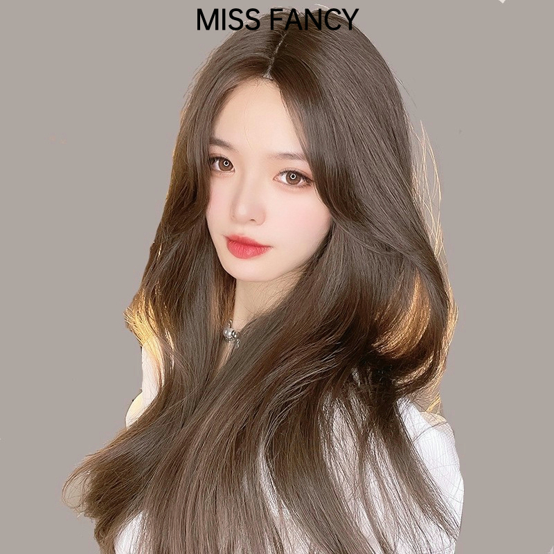 Tóc giả thẳng dài MISS FANCY tóc giả thẳng mượt Tóc giả thẳng dày 55cmCô gái tóc giả thời trang ...