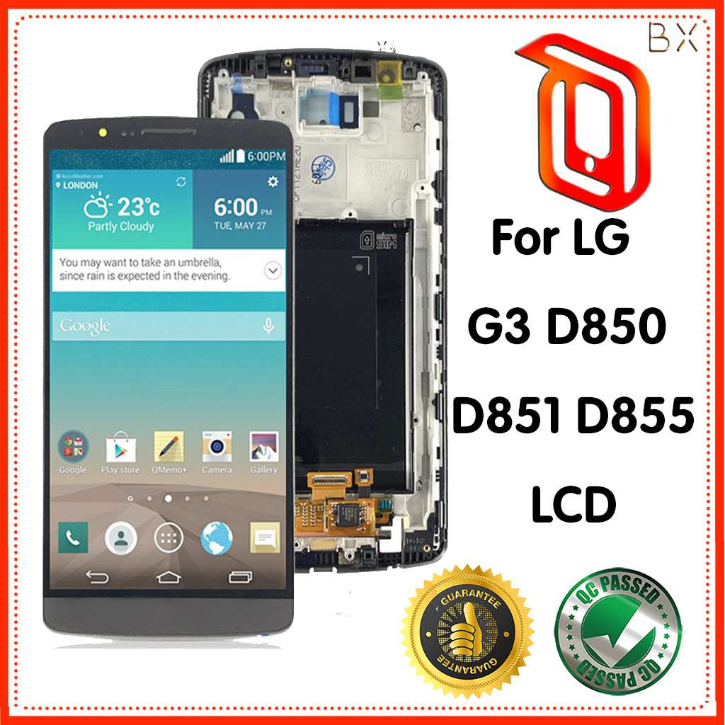 Màn Hình Có Khung Cho LG G3 D850 D851 D855 Màn Hình LCD Bộ Số Hóa Cảm ...