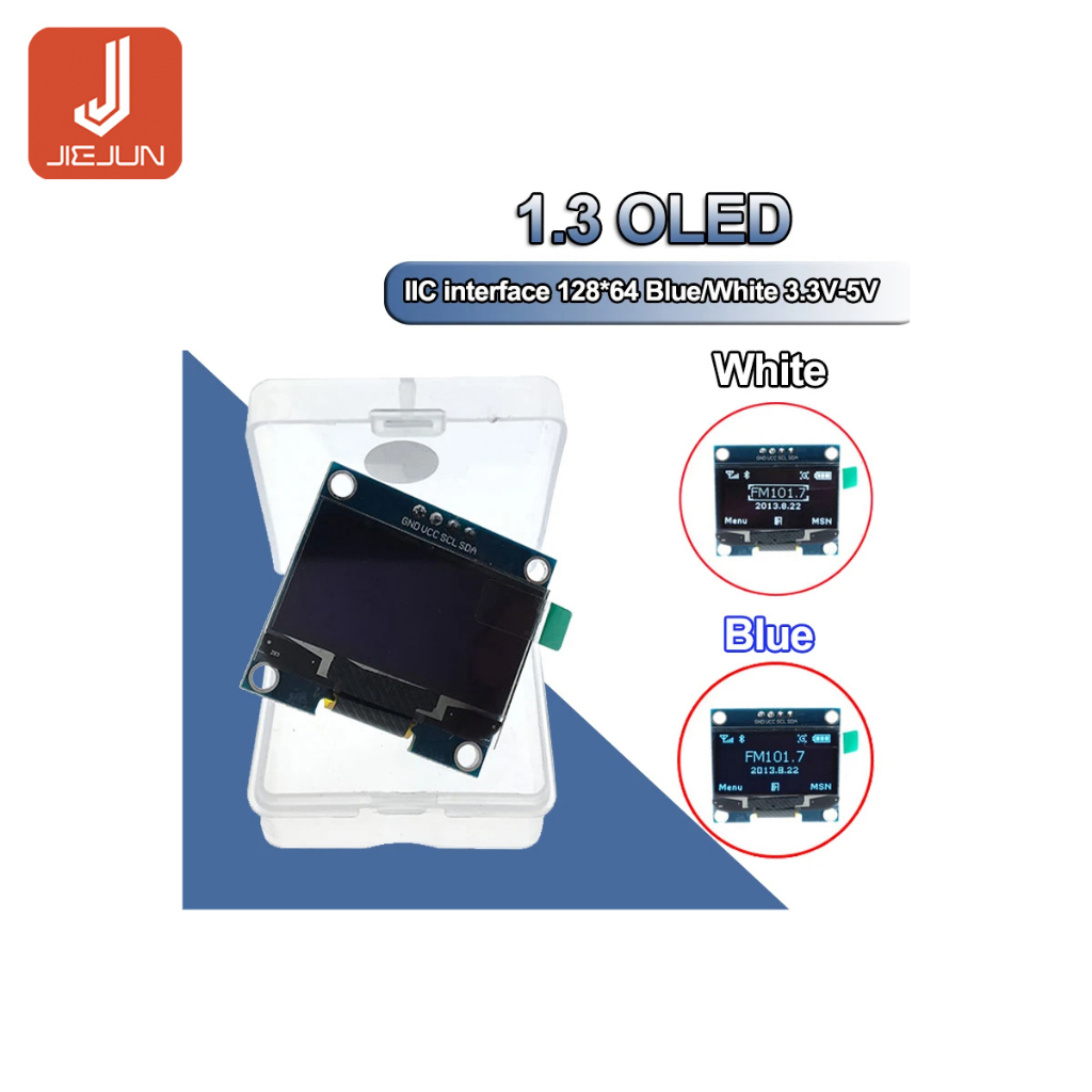 1 Mô Đun Màn Hình OLED 1.3 OLED IIC I2C 128X64 1.3 inch OLED LCD LED Cho Arduino IIC I2C ...