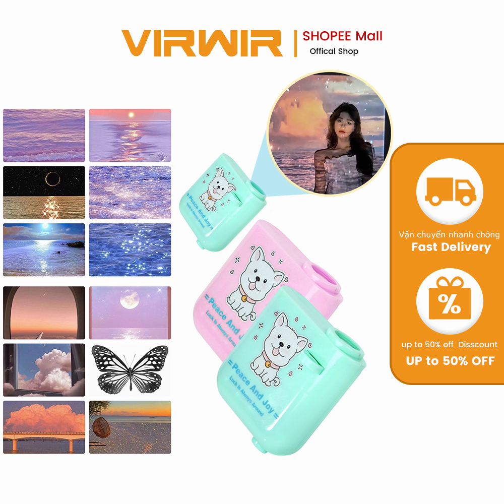 Đèn chiếu nền ảnh VIRWIR mini làm đạo cụ chụp ảnh sáng tạo tiện lợi ...