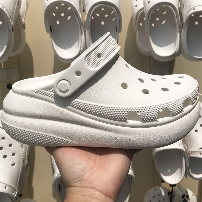 Dép CROCS Chính Hãng Dày 7cm Phong Cách Cổ Điển Thời Trang Đi Biển Cho ...