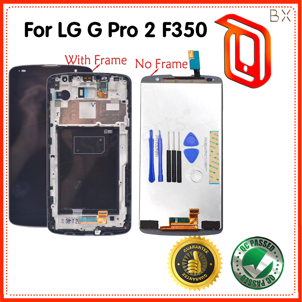 Dành Cho LG Optimus G Pro 2 F350 D837 D838 Màn Hình LCD Bộ Số Hóa Màn Hình Cảm Ứng Có Khung Cho ...