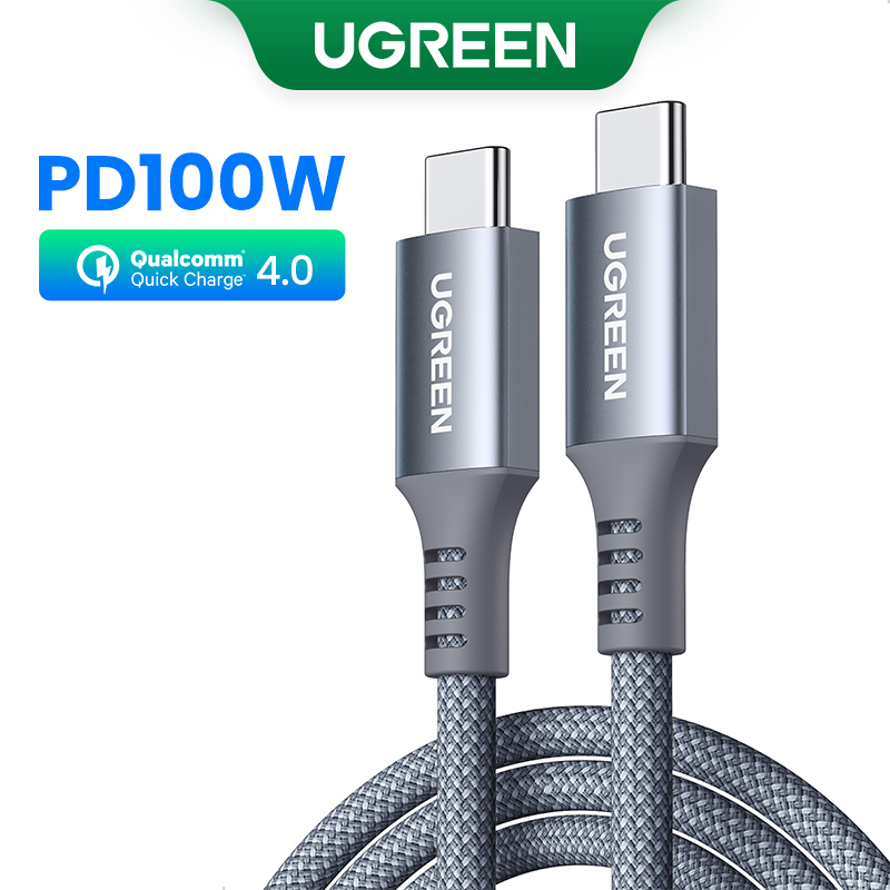 Ugreen Dây Cáp Sạc Nhanh 100W PD 3.0 USB-C Sang USB-C PD Bằng Silicon Cho SAMSUNG S22 S21 ...