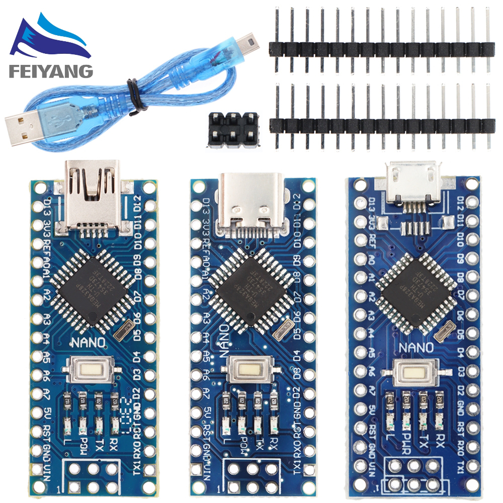 Bảng Mạch Điều Khiển arduino Nano 3.0 Atmega328 Không Kèm USB V3.0 ...