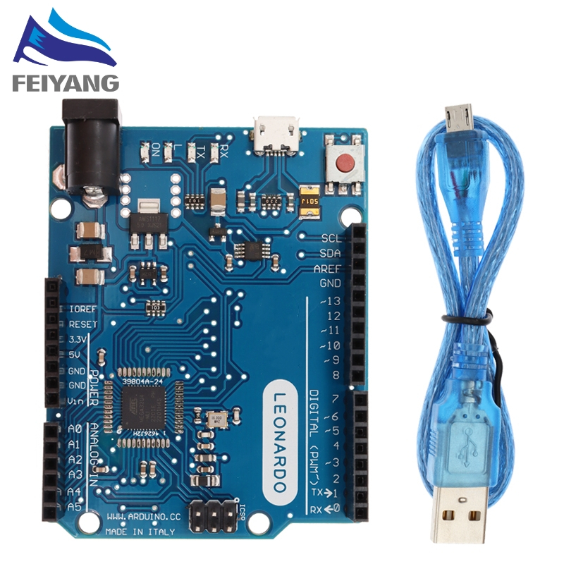 Bảng Mạch Phát Triển Leonardo R3 Atmega32u4 Kèm Dây Cáp USB Dành Cho Arduino | Shopee Việt Nam