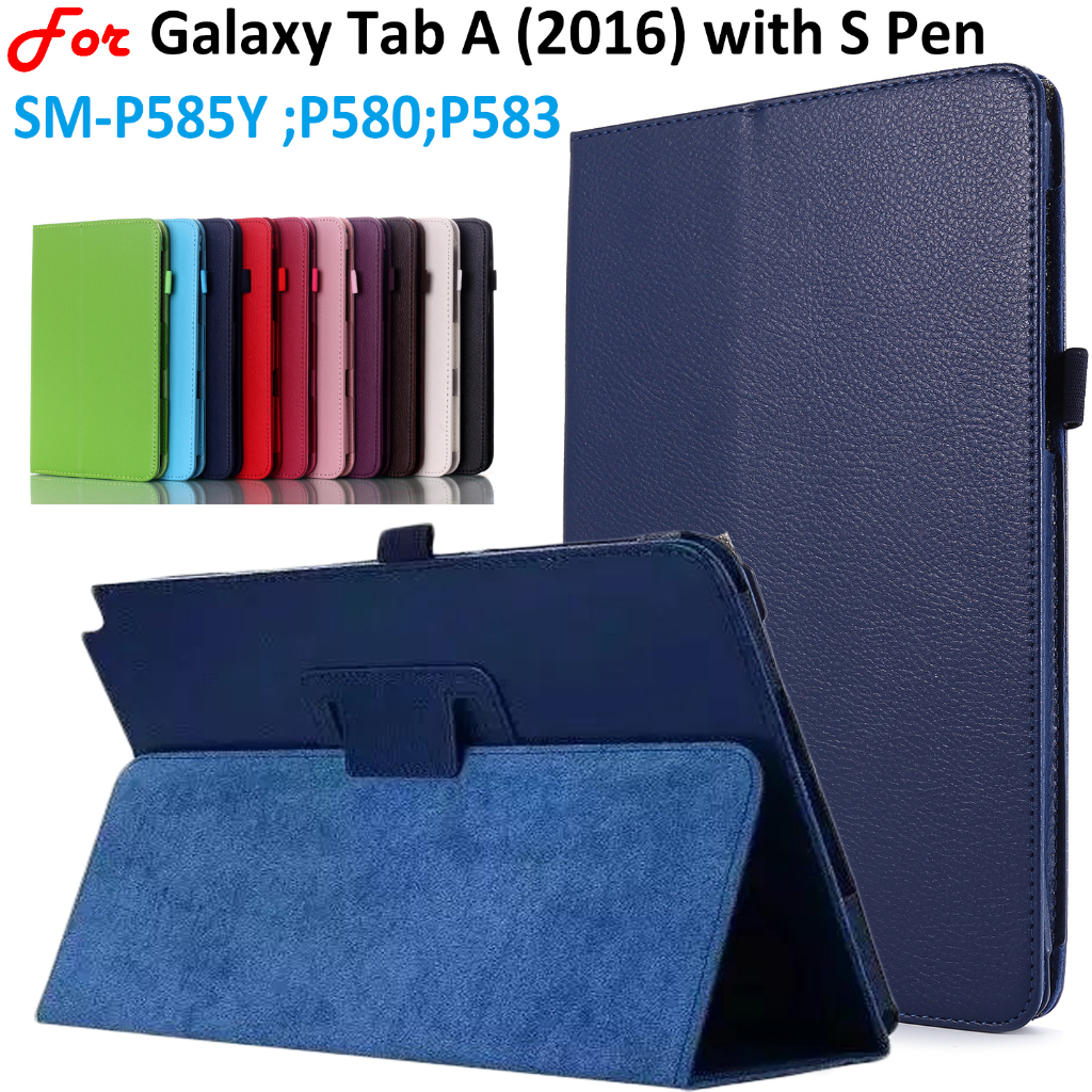 Ốp Máy Tính Bảng Da Nắp Gập Từ Tính Cho Samsung Galaxy Tab A (2016) SM ...