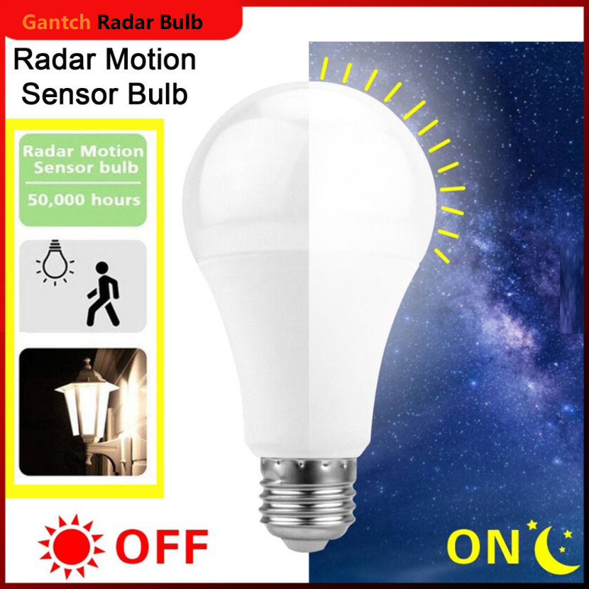 Đèn led Cảm Biến Chuyển Động e27 radar Ir 7 / 12w | Shopee Việt Nam