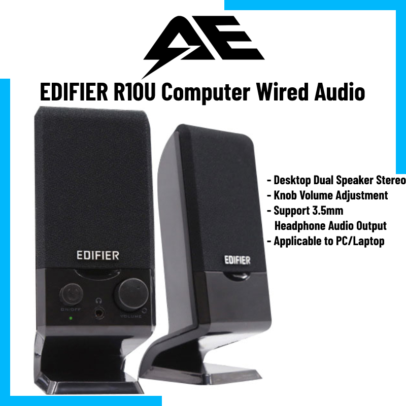 Edifier Loa Đôi R10U Có Dây Điều Chỉnh Âm Lượng / Hỗ Trợ Tai Nghe Đầu ...