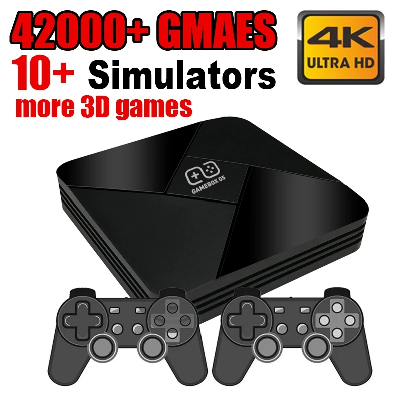 Máy Chơi Game 40000 Game G5 S905L WiFi 4K HD TV Box 128G Cho PS1 N64 ...