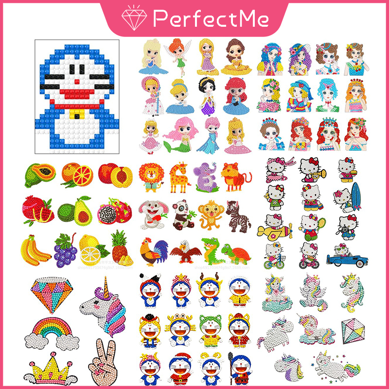 1 Bộ Sticker Nam Châm Dán Tủ Lạnh / Sách Tranh Hoạt Hình Màu Sắc Ngẫu ...