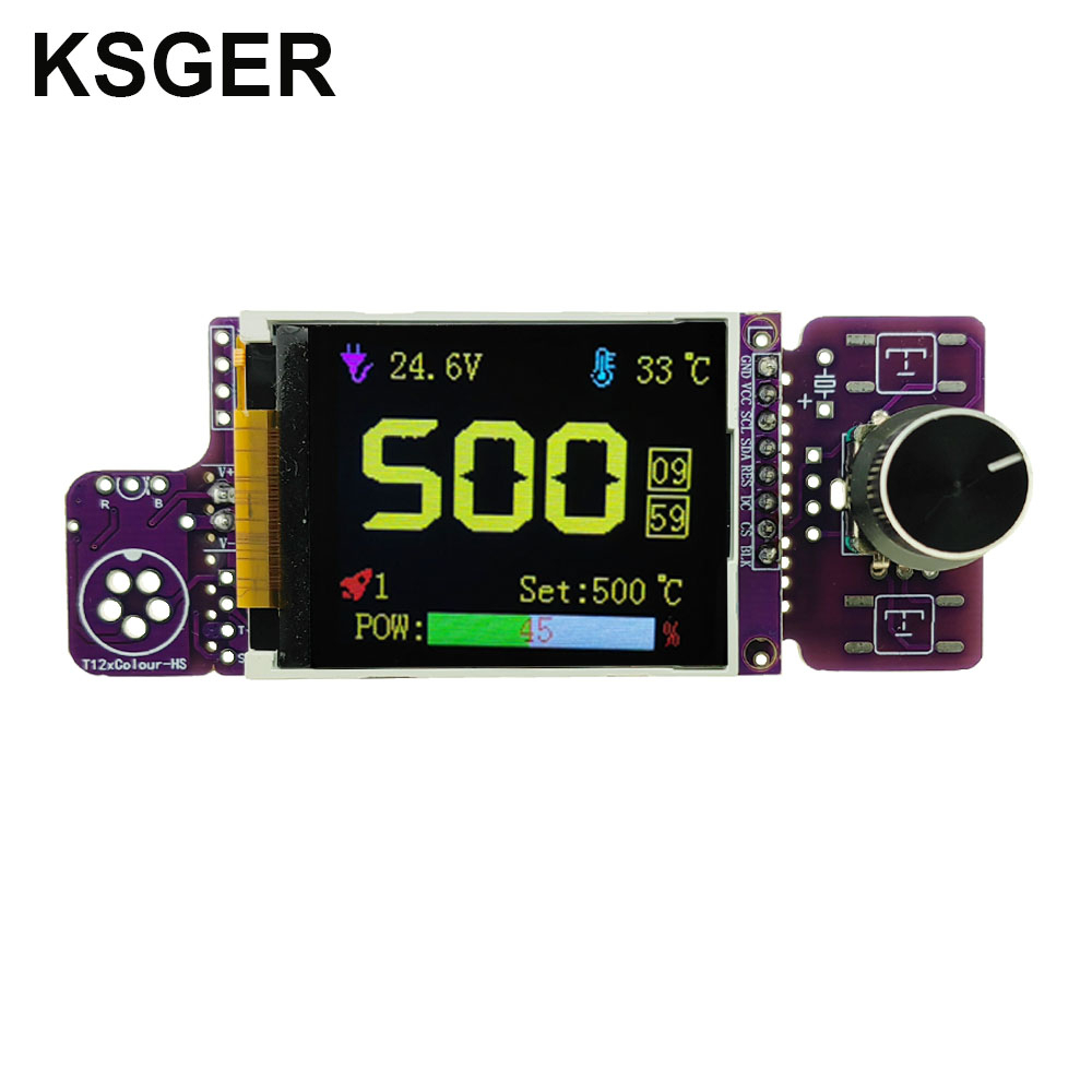 Đầu Hàn Sắt STC Chip STC KSGER T12 V2.3 Màn Hình TFT-LCD Tự Động Điều Khiển | Shopee Việt Nam