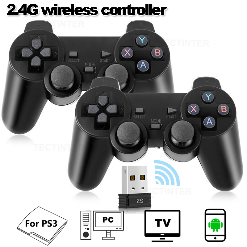 Tay Cầm Chơi Game Không Dây 2.4Ghz Cho PS3 / Điện Thoại Android / PC ...
