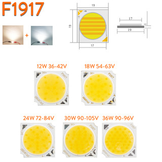 2 Chiếc LED Dual Color COB Chip 15V 36V 54V 72V 90V Trắng Ấm Mát 5W 7W ...
