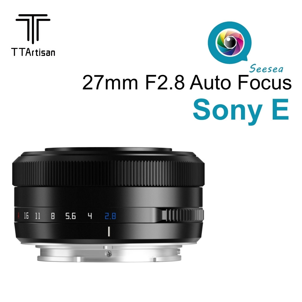 TTArtisan 27mm f2.8 Ống kính APS-C lấy nét tự động cho máy ảnh không gương lật Sony E Mount A7M3 ...