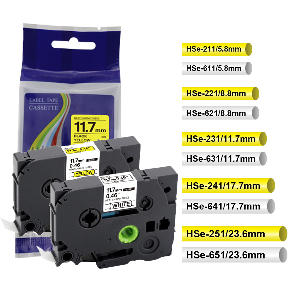 Băng Nhãn Tương Thích Cho Brother HSe-211 HSe-221 HSe-231 HSe-611 HSe ...