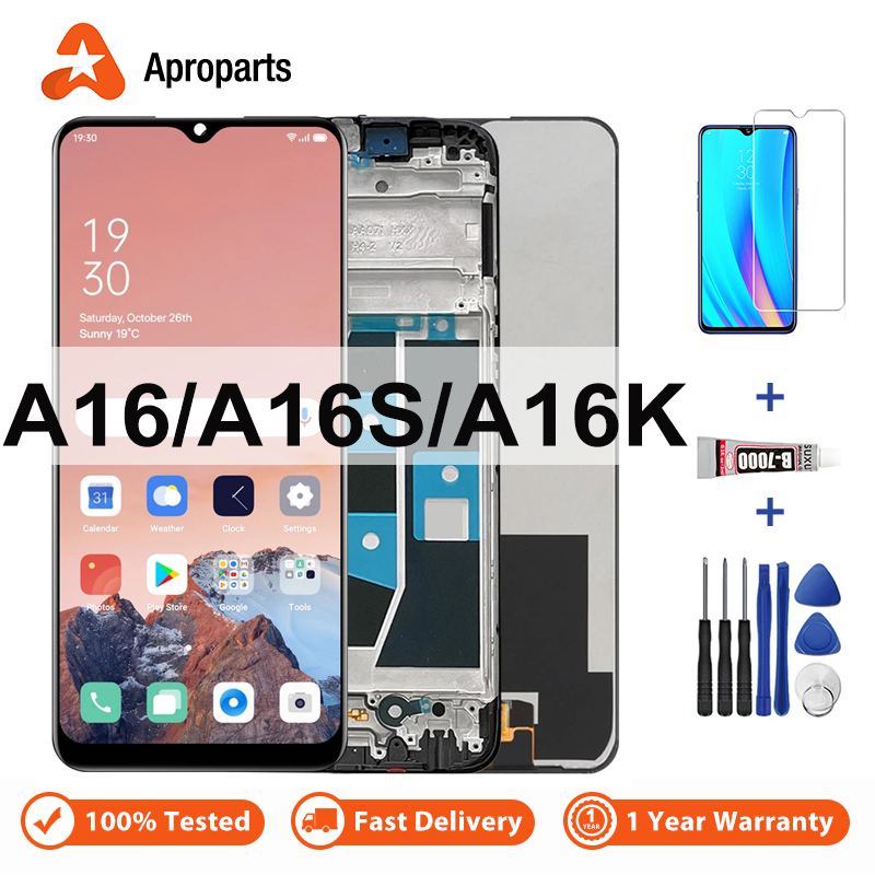 Màn Hình IPS Cho OPPO A15 A15S A16 A16S A16K CPH2185 Màn Hình Hiển Thị LCD Bộ Số Hóa Cảm Ứng ...