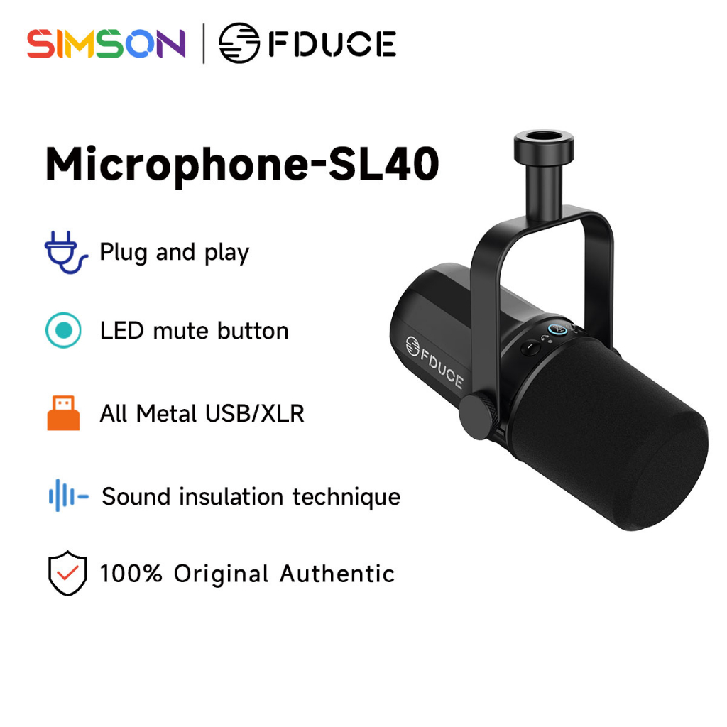 Micro Fdice SL40 Năng Lượng Mặt Trời Có Nút Tích Hợp Đèn LED Và Cổng ...