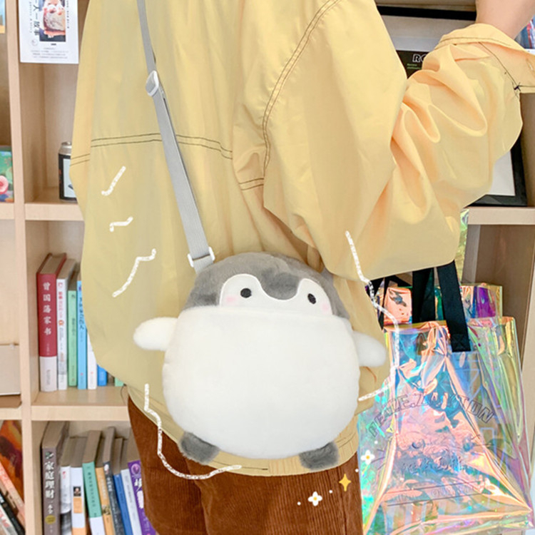 Mr.puffer Túi Đeo Chéo Hình Búp Bê Nhồi Bông Mềm Mại Phong Cách lolita ...