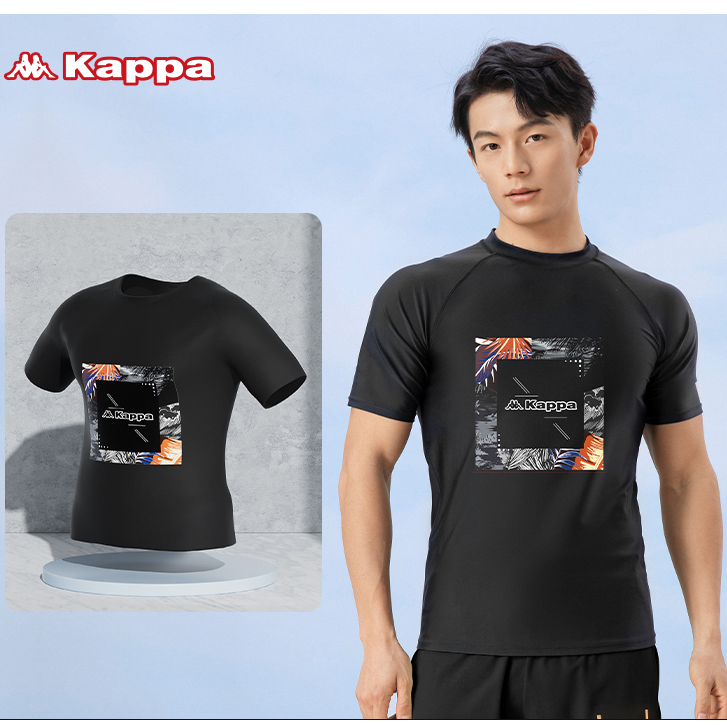 Áo Bơi Kappa Màu Đen Cá Tính Cho Nam | Shopee Việt Nam