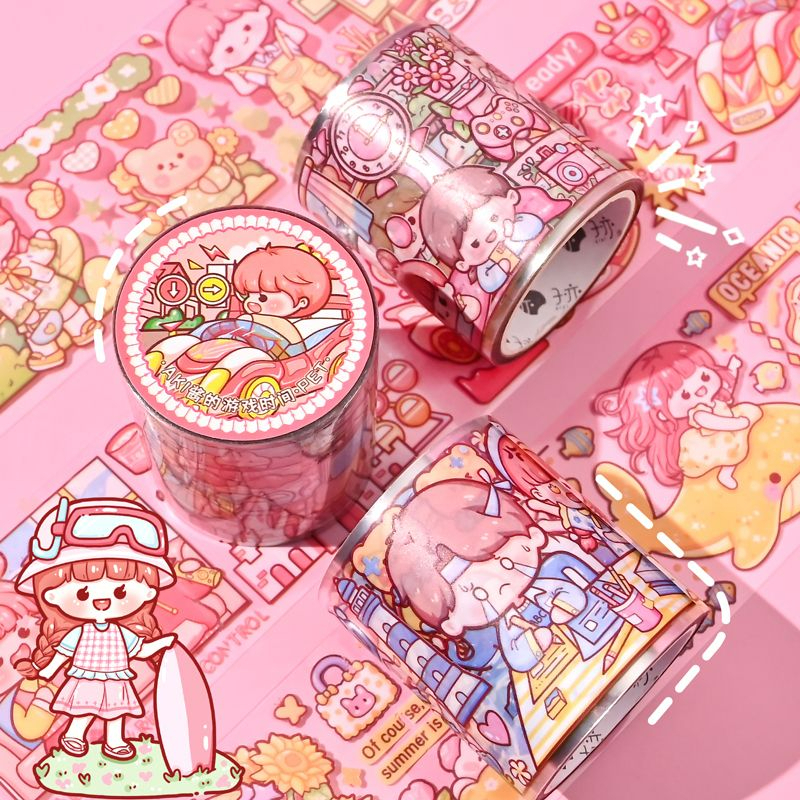 [MAJ] Cute Sticker Cuộn/Sitker Cute/ Cuộn Băng Keo 3M Chống Thấm Nước ...