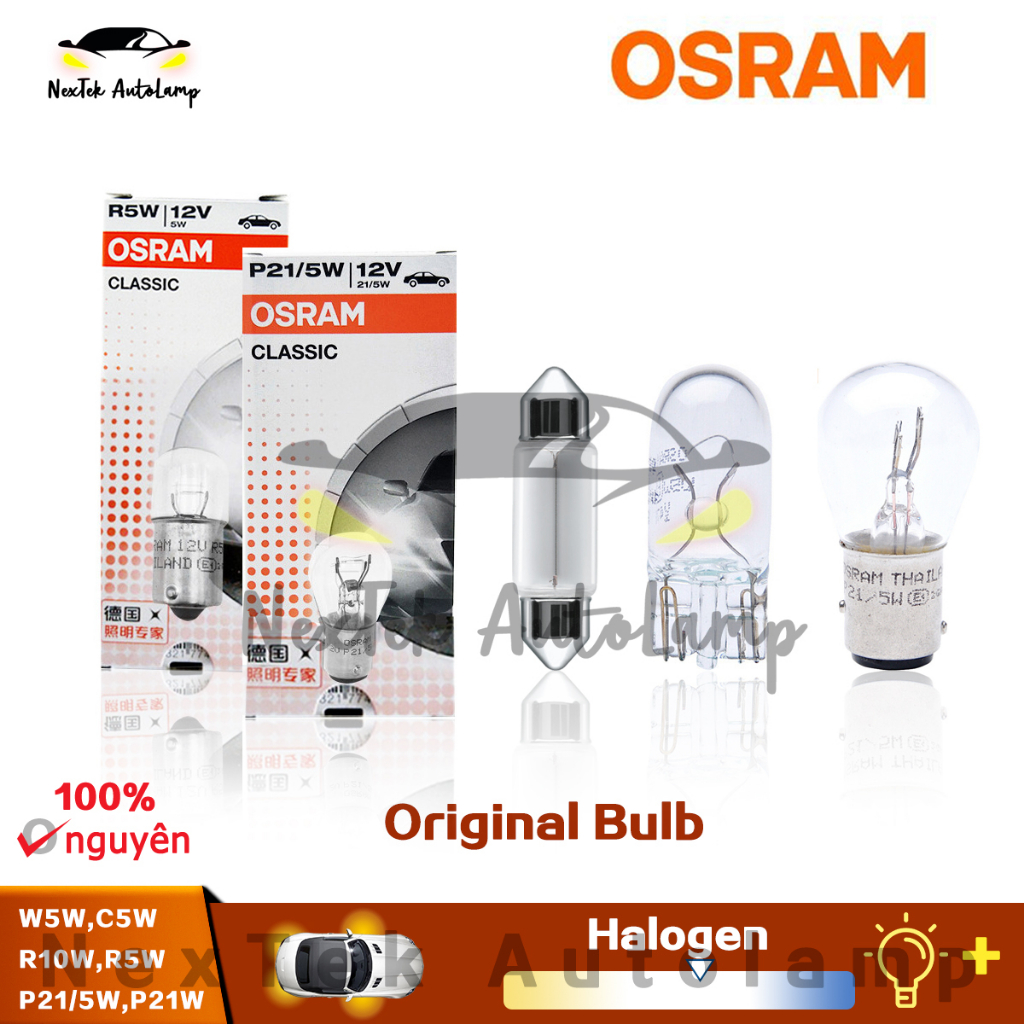 OSRAM S25 P21W P215W R10W R5W W5W C5W 12V Đèn tín hiệu Halogen Bóng đèn ...