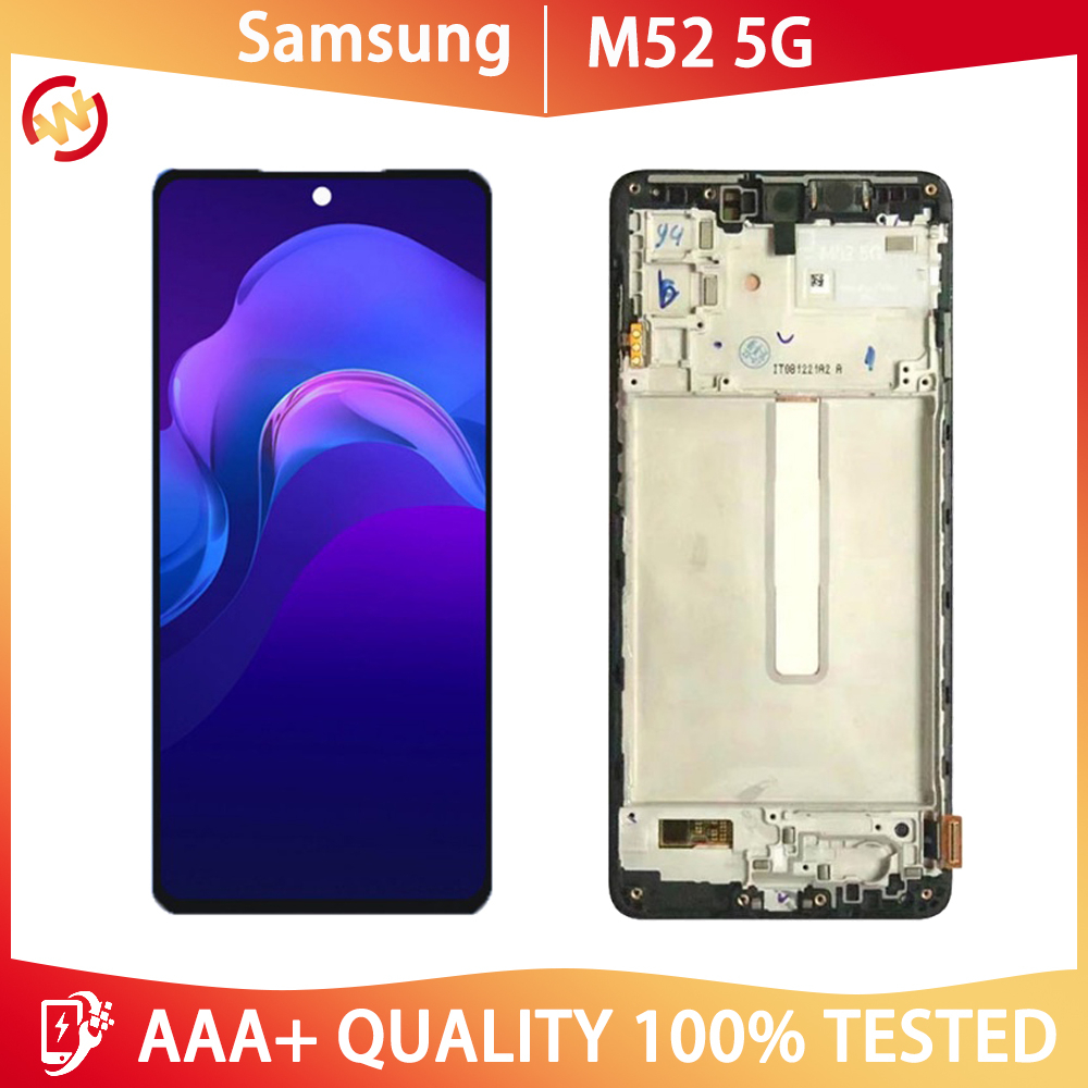 Dành Cho Samsung Galaxy M52 5G LCD M526B Bảng Điều Khiển Cảm Ứng Bộ Số ...