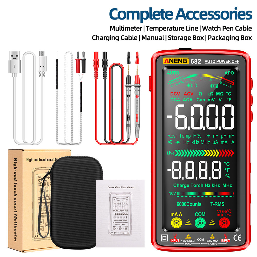 Đồng Hồ Vạn Năng Kỹ Thuật Số Thông Minh VOKTTA ANENG 683 682 681 Hz Ohm ...