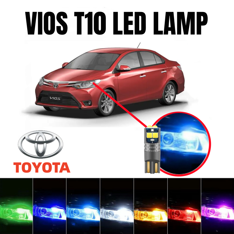 1 Chiếc Bóng Đèn Pha Ô Tô Toyota Vios T10 / W5W | Shopee Việt Nam