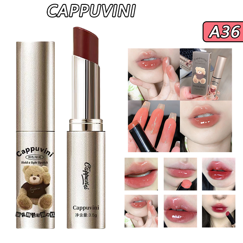 Cappuvini Son Môi Dưỡng Ẩm 3.5g Nhiều Màu Sắc Tùy Chọn | Shopee Việt Nam
