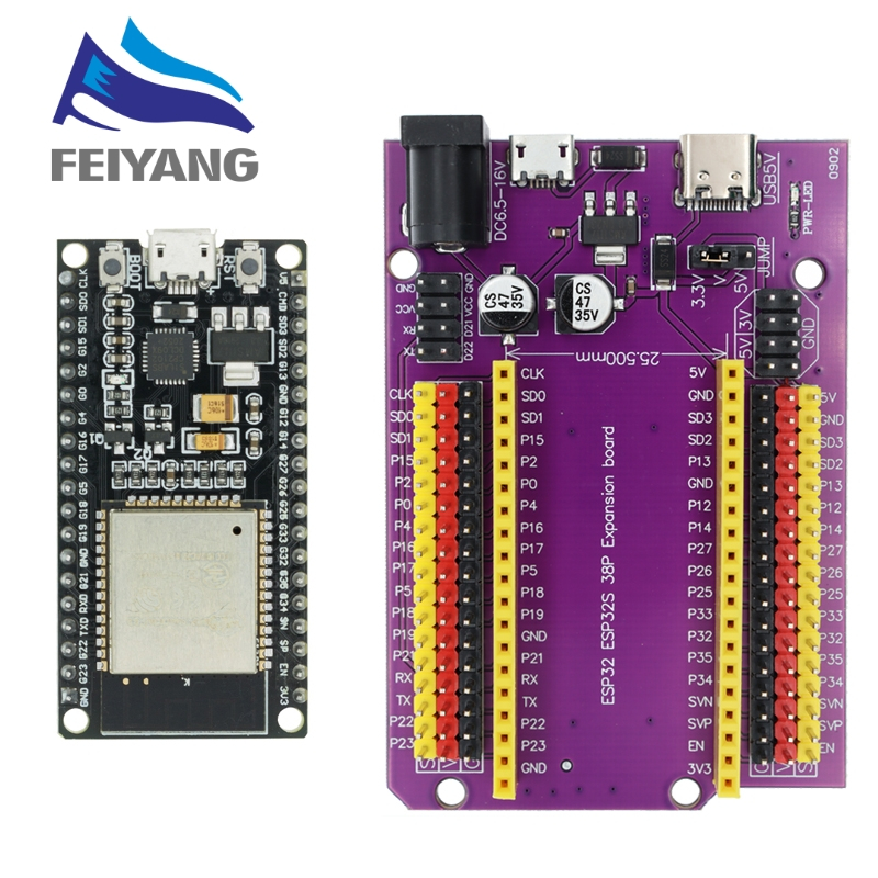 Bảng Mạch Phát Triển ESP32 TYPE-C / MICRO USB CP2102 WiFi + Bluetooth ...