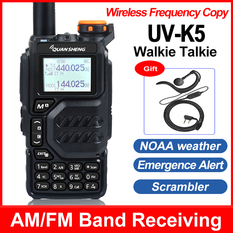 Set 2 Bộ Đàm Không Dây UHF VHF UV-K5 50-600MHz DTMF | Shopee Việt Nam