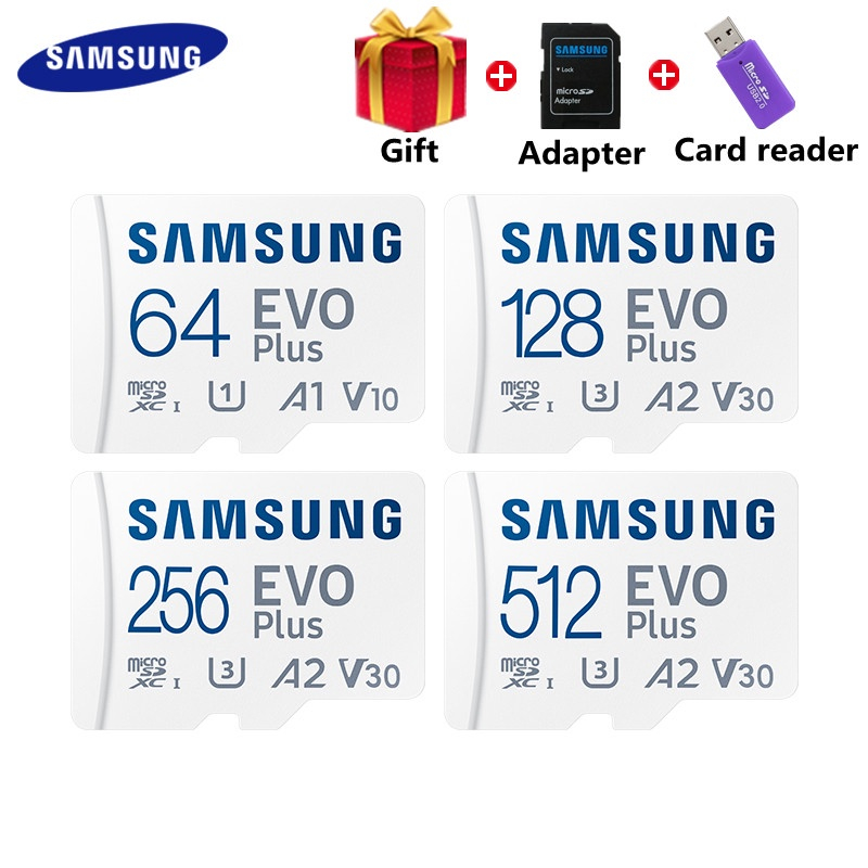 Thẻ Nhớ Micro SDHC Samsung EVO Plus 512GB / 256GB / 128GB / 64GB / 32GB ...