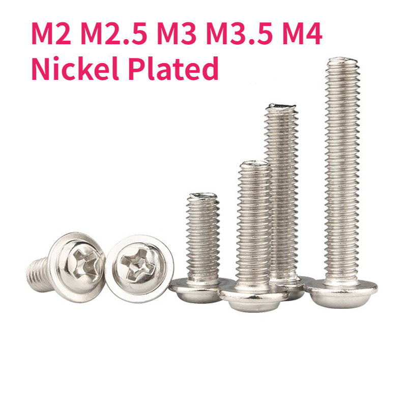 Bộ Ốc Vít Đầu Tròn Chữ Thập Mạ Niken M2 M2.5 M3 M3.5 M4 Chuyên Dụng | Shopee Việt Nam